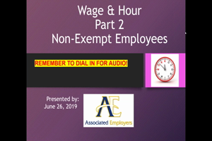 Webinars « Associated Employers