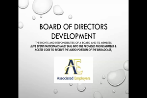 Webinars « Associated Employers